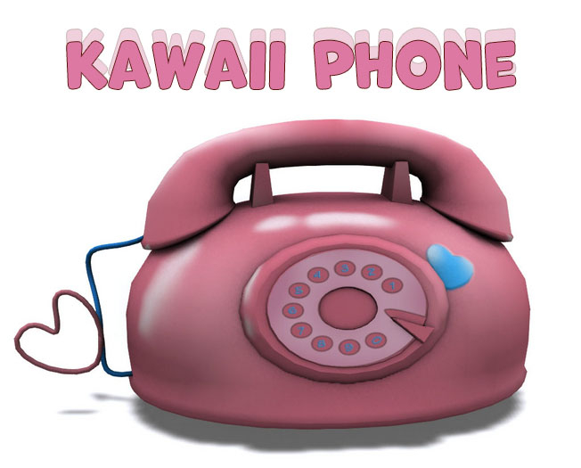 Second Life Marketplace - [ Full Perm ] Retro Phone